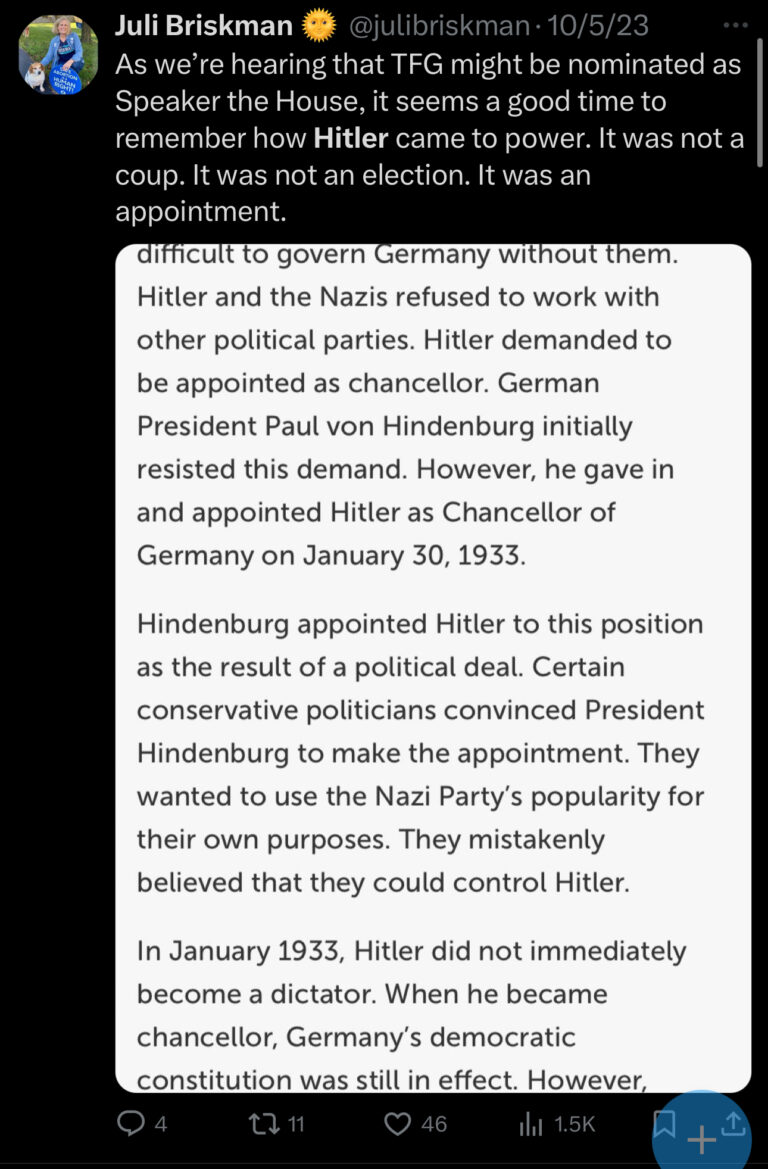11 Times Juli Briskman Called Trump “Hitler” - Red Virginia News - The ...
