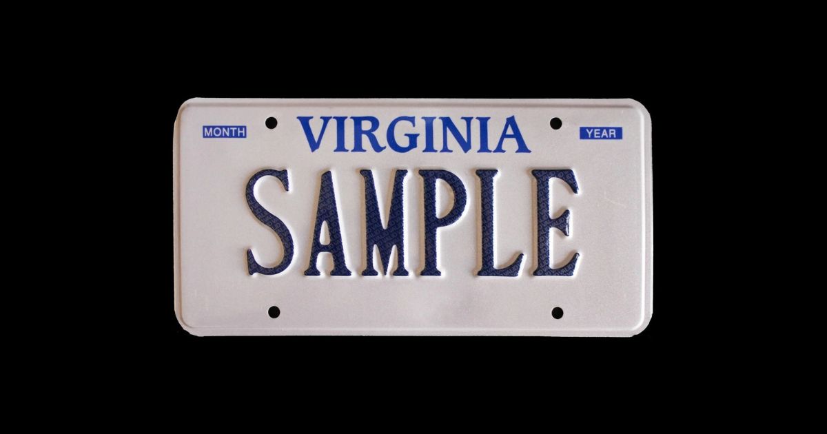 Virginia: No more front license plates required - Red Virginia News ...